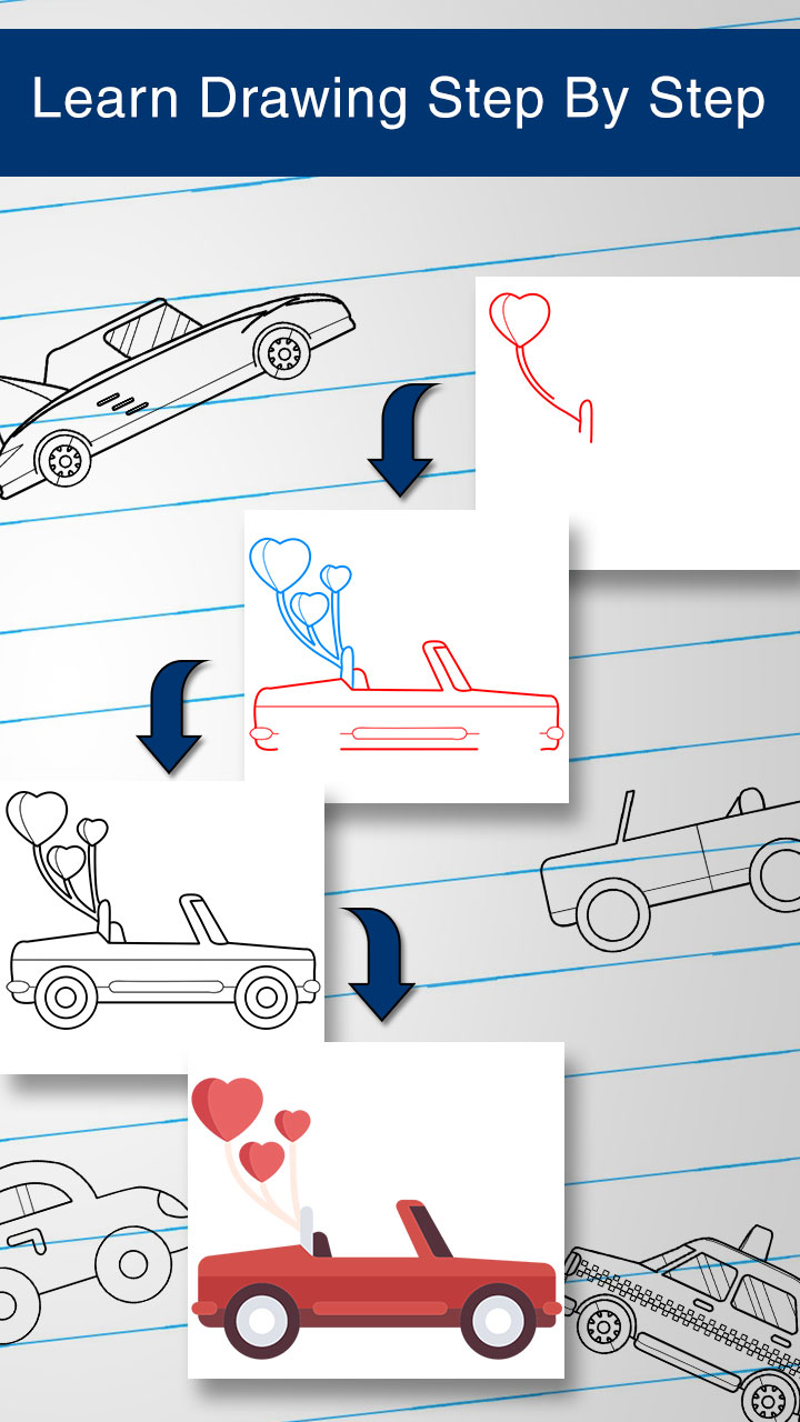 How to Draw Cars - App on Amazon Appstore