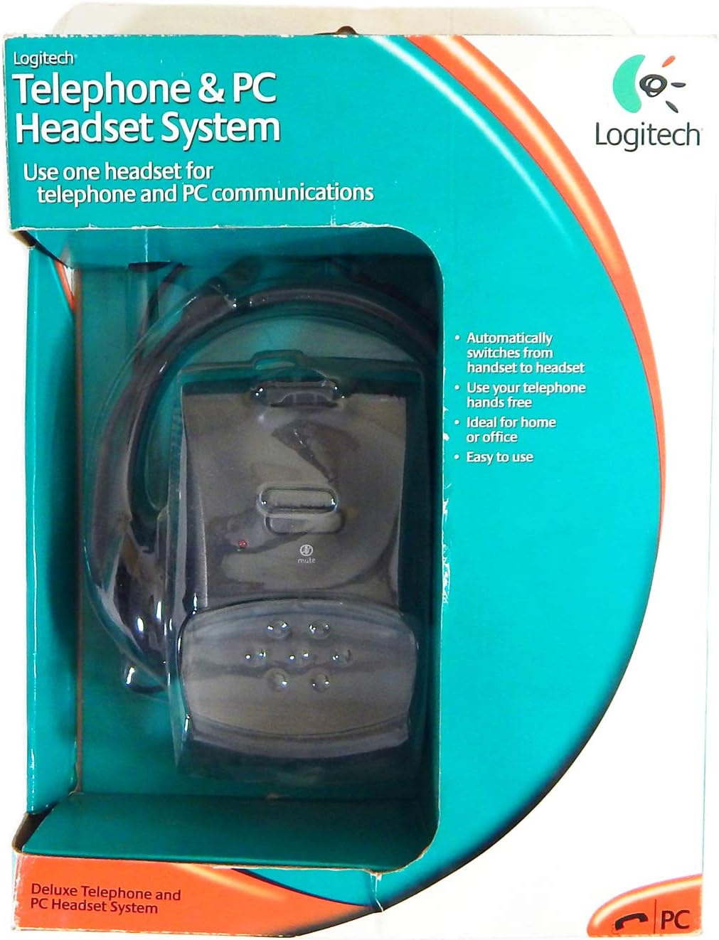 Amazon.com: Logitech 980114 Corded Headset System for Telephone and PC ...
