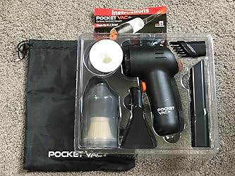 Amazon.com - Pocket Vac Handheld Vacuum Compact Wireless Vacuum Cleaner ...