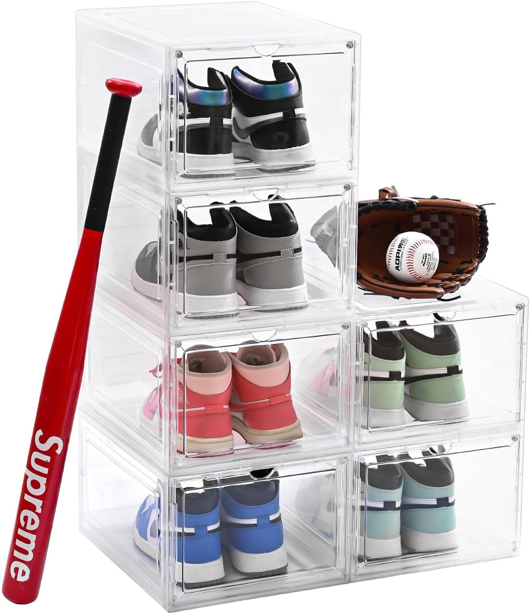 Amazon.com: IKEA SKUBB - shoe box, white / 4 pieces - 22 x 34 x 16 cm ...