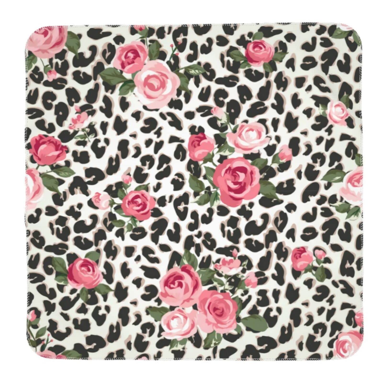 Amazon.com: Leopard Print Baby Stuff Newborn Swaddle Blanket Soft ...