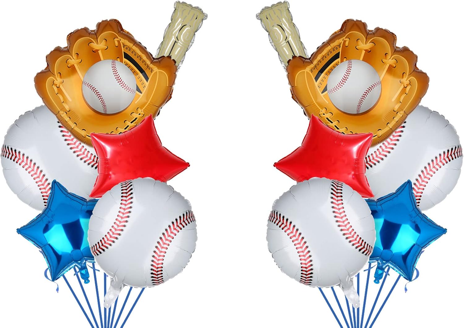 Amazon.com: Baseball Balloons Birthday Party Supplies Decorations Glove ...