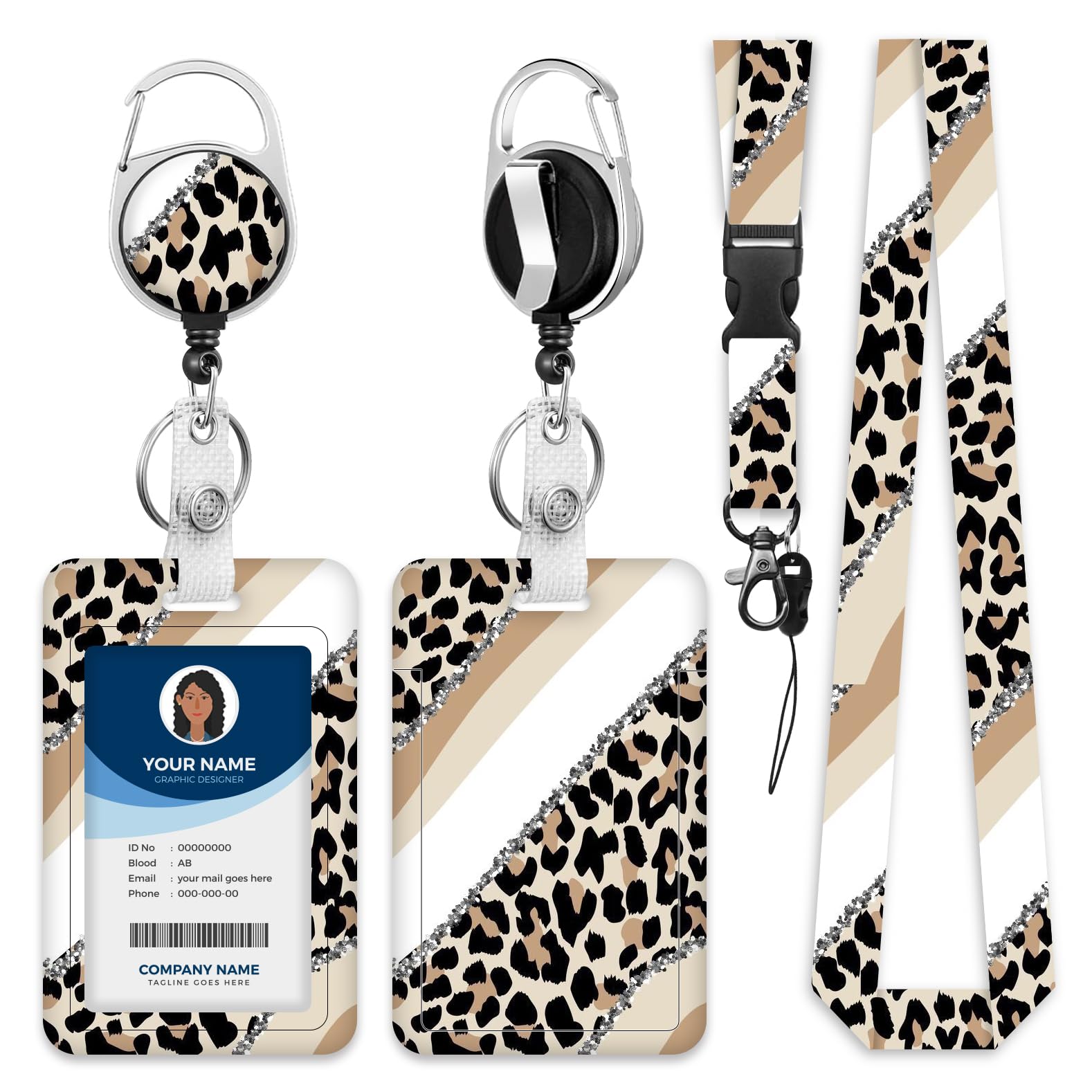 Amazon.com : Lanyards for ID Badge Holder for Women Cute, Teacher ...
