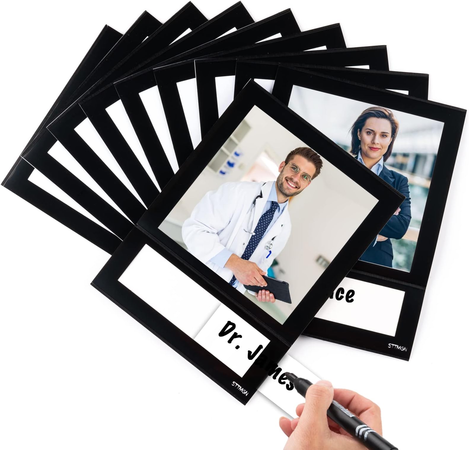 Amazon.com - STTMGN Magnetic Picture Frame 4X4 with ID Identification ...
