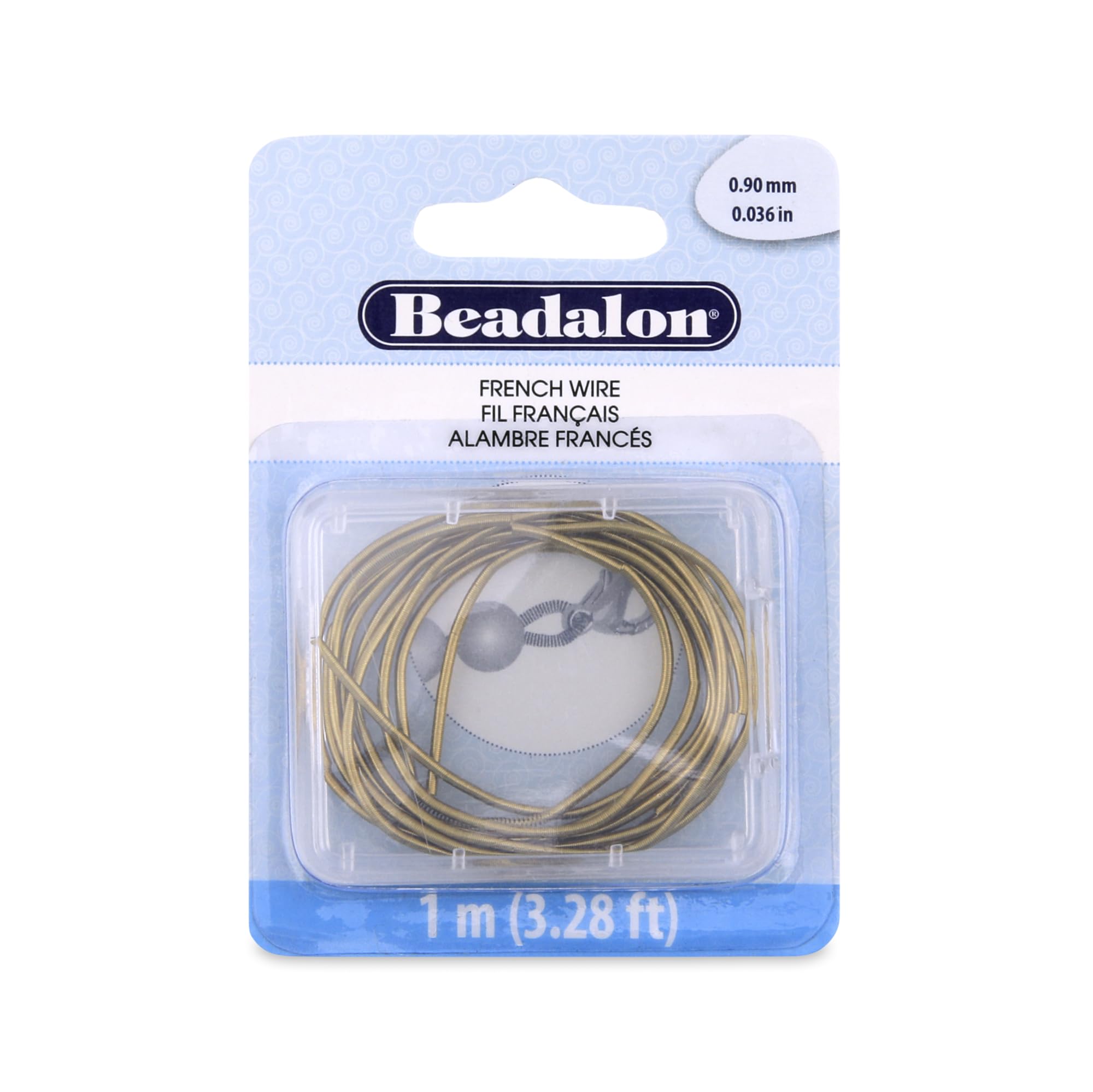 Snapklik.com : French Wire, 0.90 Mm / .036 In, Vintage Bronze Color, 1 ...