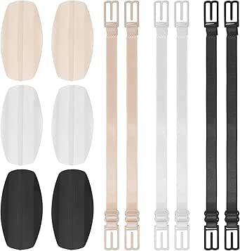 Amazon.com: 12 PCS Bra Strap Cushion, Gel Pads Anti-Slip Bra ...