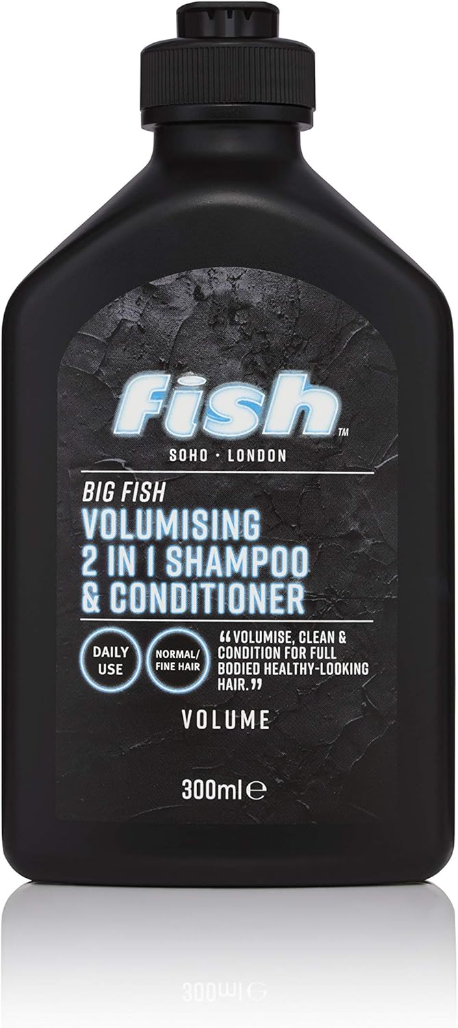 FISH Volume Big Fish Volumising 2 in 1 Shampoo and Conditioner : Amazon ...
