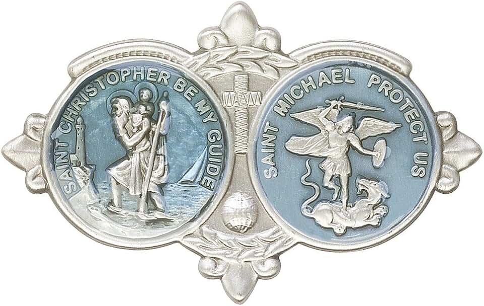 Amazon.com: st christopher car medal