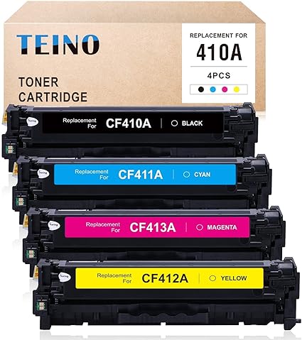 Amazon.com: TEINO Compatible Toner Cartridge Replacement for HP 410A ...