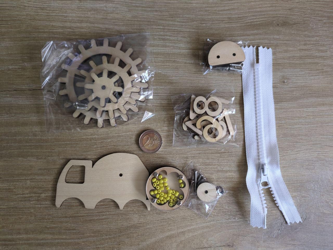 Potatomato Busy Board Zubehör & Activity Board – Holz DIY Teile Set für ...