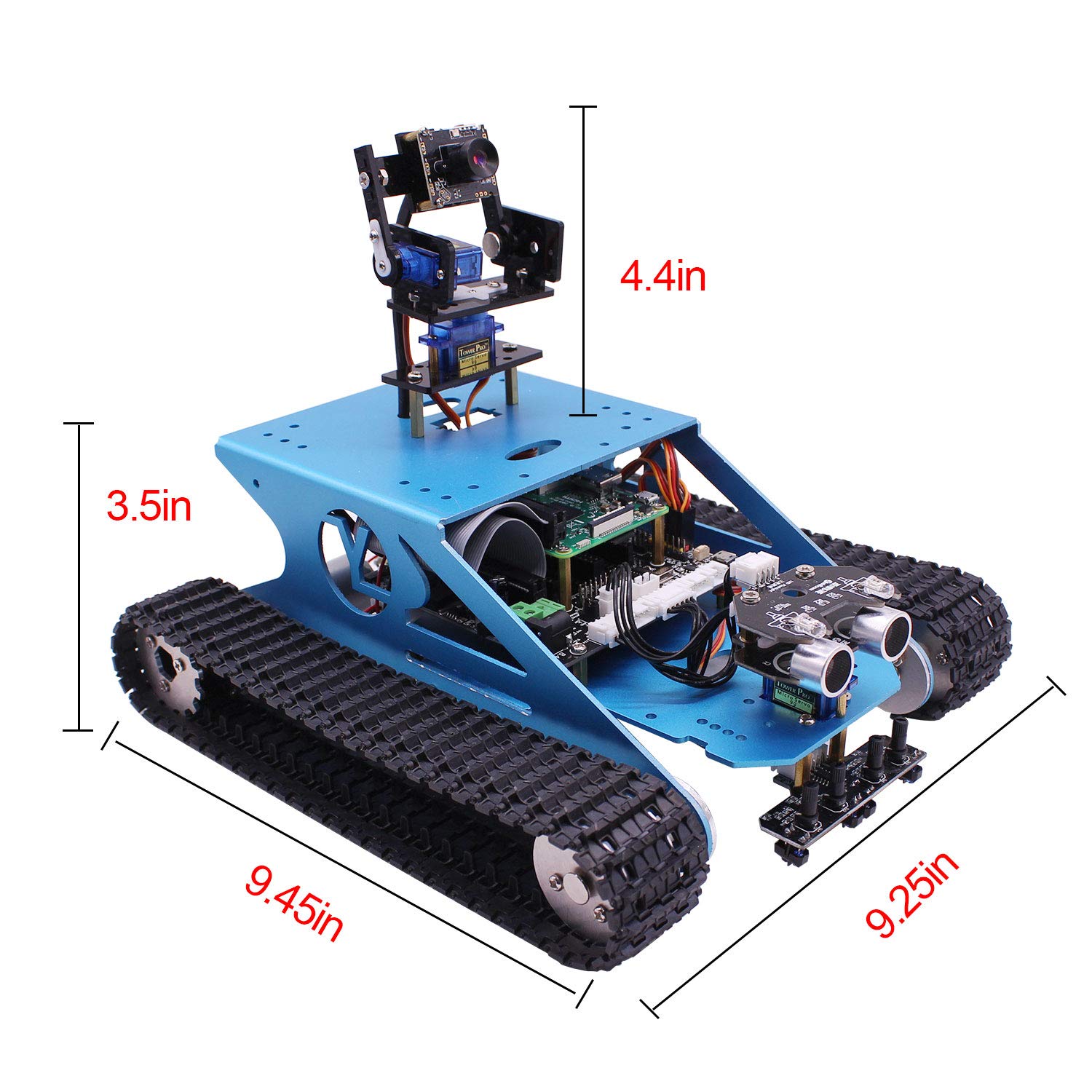 Yahboom Raspberry Pi Robotic with Camera Programmable AI Electronic DIY ...