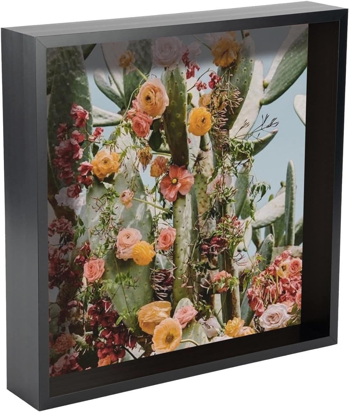 Nicola Spring 3D Shadow Box Photo Frame - 10x10 (25x25cm) - Pack of 1 ...