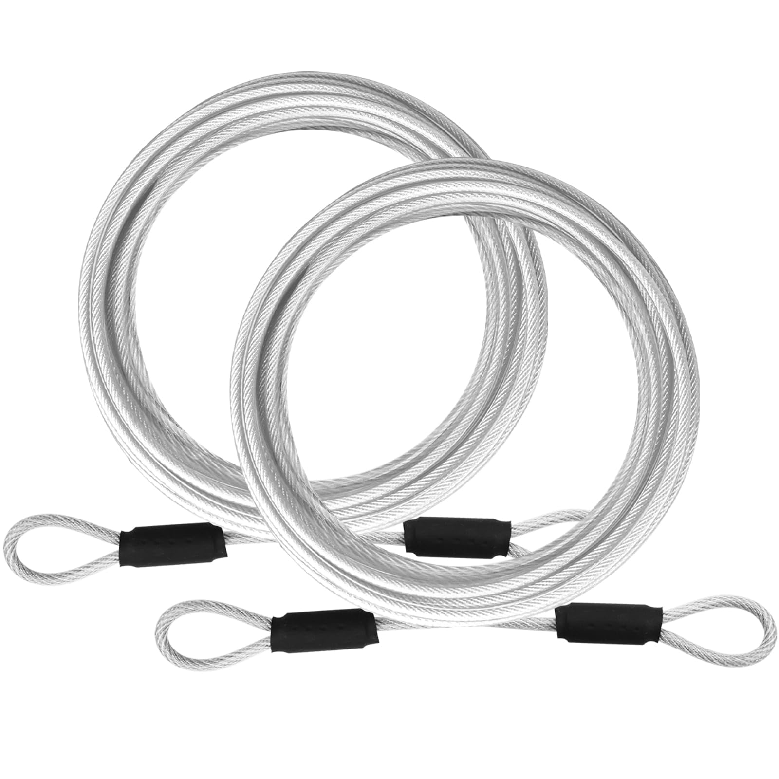 VIVBOO 3mm Stainless Steel Security Cable 4/6/10/15FT Luggage Lock ...