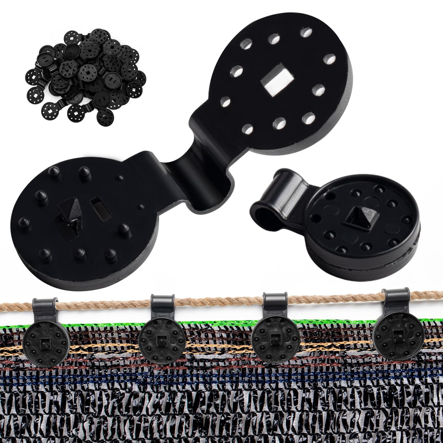 Snapklik.com : LOVE STORY 20 Piece Shade Cloth Clips Reusable Heavy ...