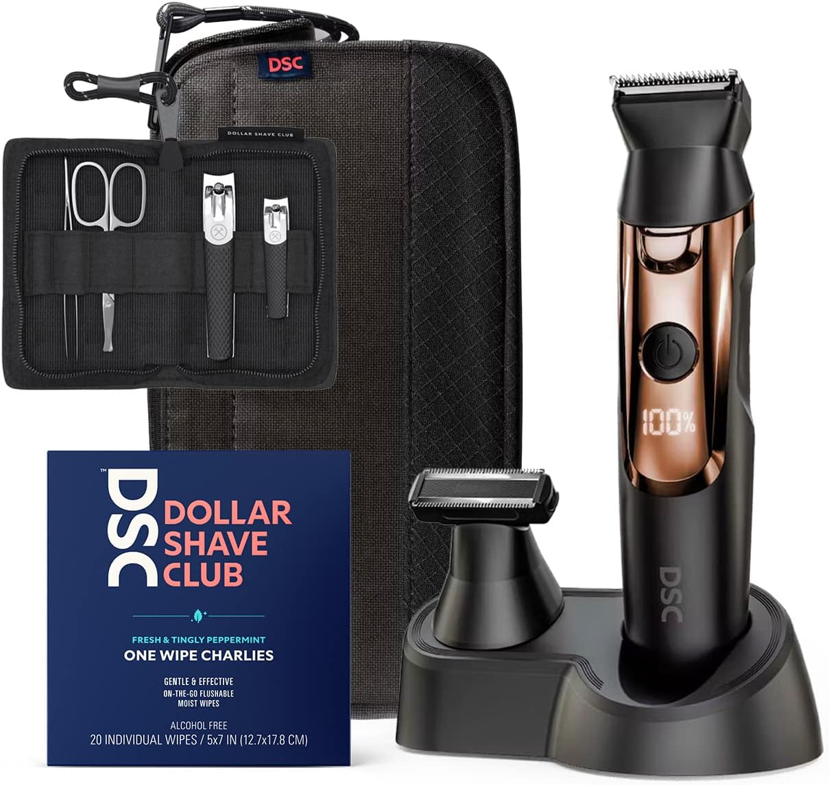 Amazon.com: Dollar Shave Club | Total Trimmer Travel Package | Double ...