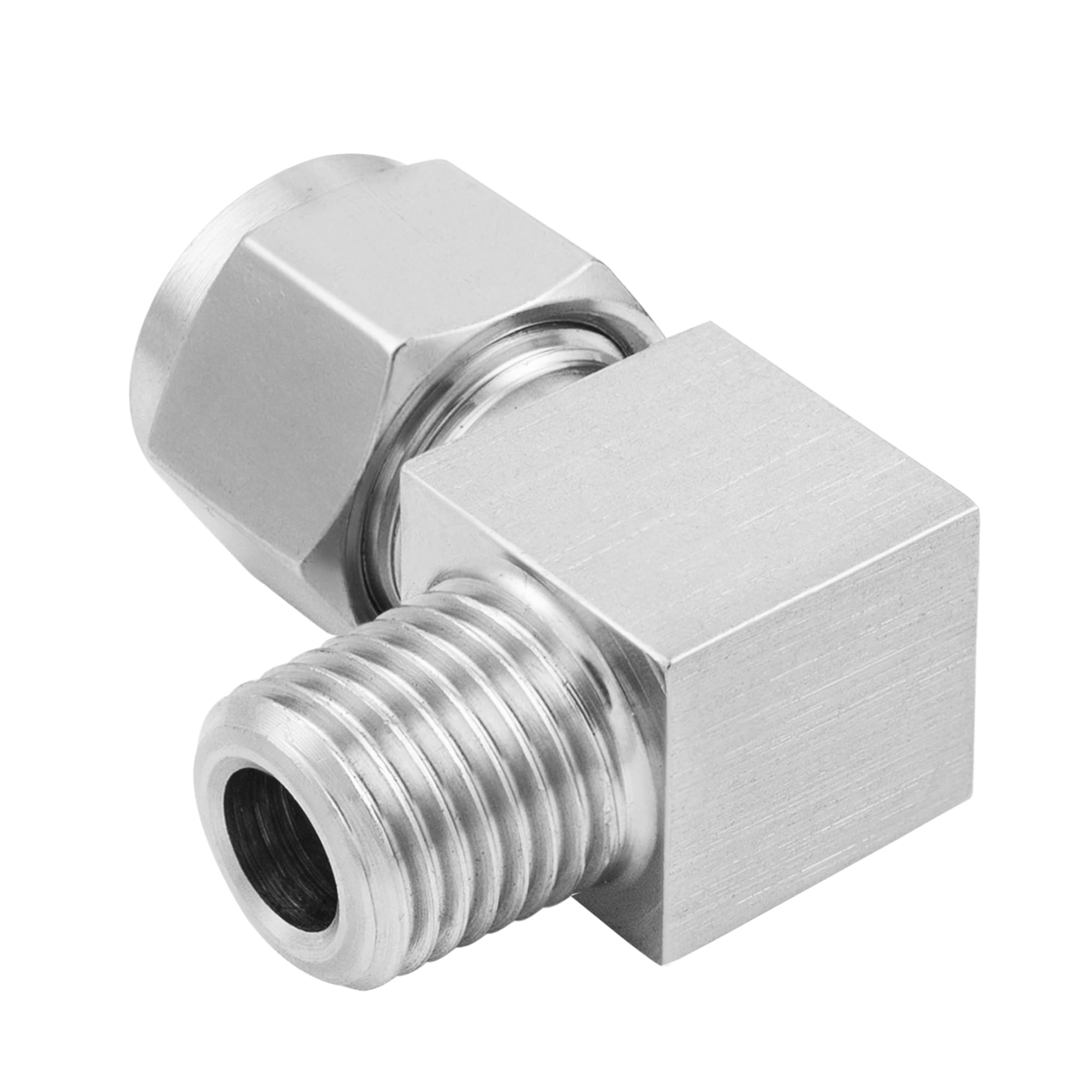 Snapklik.com : Yoebor Stainless Steel 304 Compression Tube Fitting 90 ...