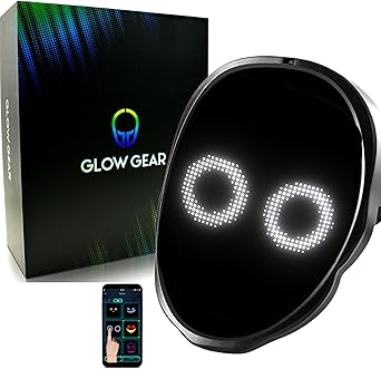 Amazon.com: MAGNETIC MAN Face Transforming LED Mask - Electronic ...