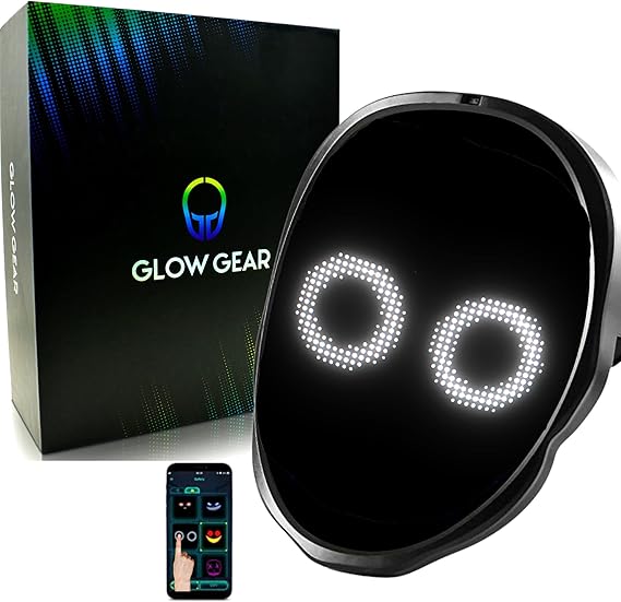 Amazon.com: MAGNETIC MAN Face Transforming LED Mask - Rechargeable ...