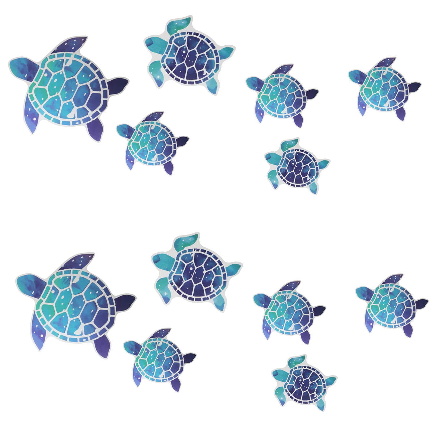 Amazon.com: DGBRSM 12pcs Sea Turtle Vinyl Stickers Underwater Ocean ...