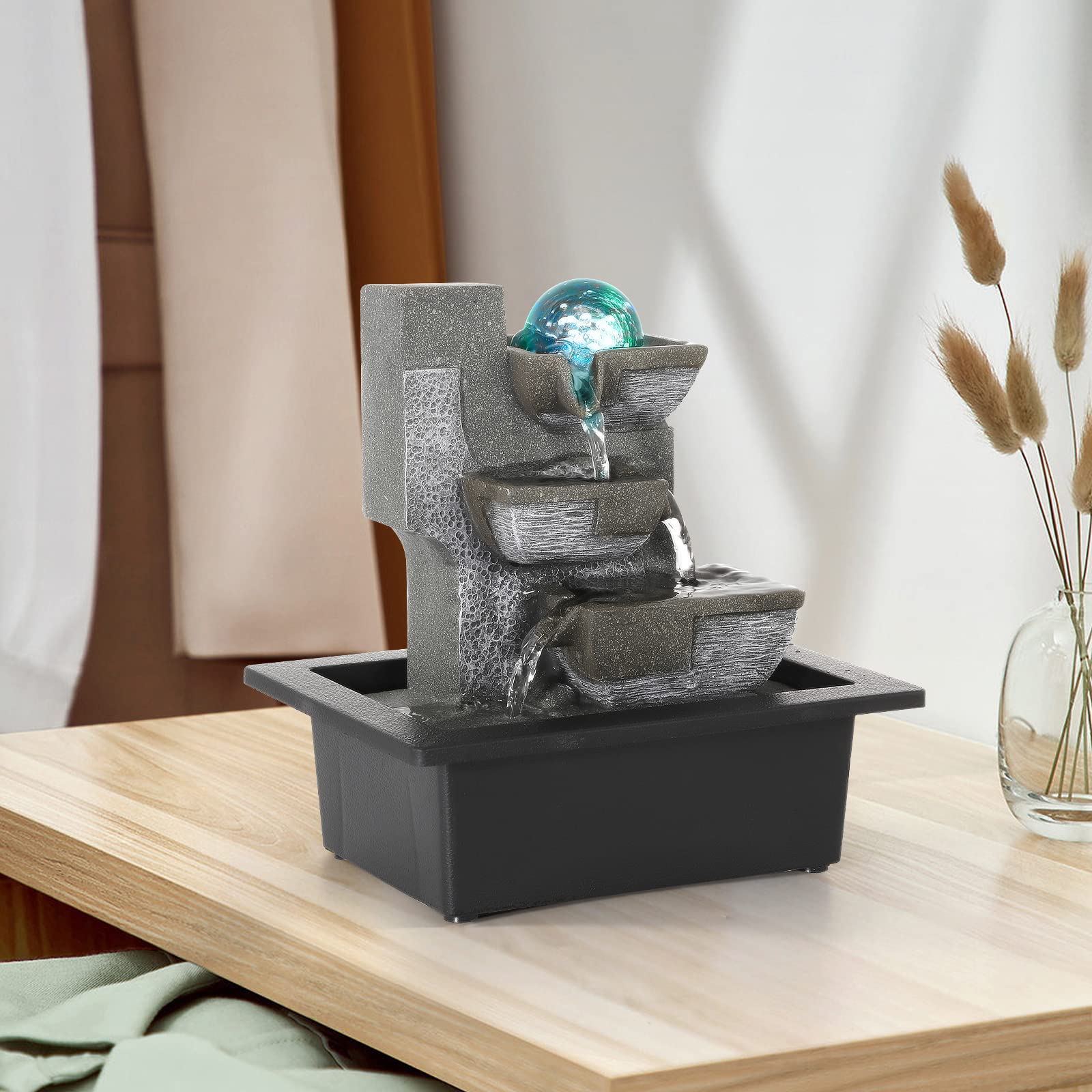 Snapklik.com : Dyna-Living Water Fountains Indoor Desktop Fountain ...