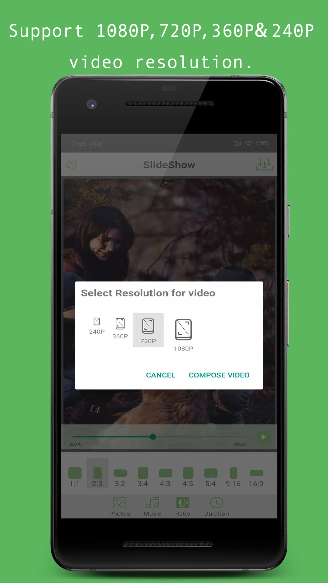 Photo Video SlideShow Maker With Music And Effects Transitions * Pics ...