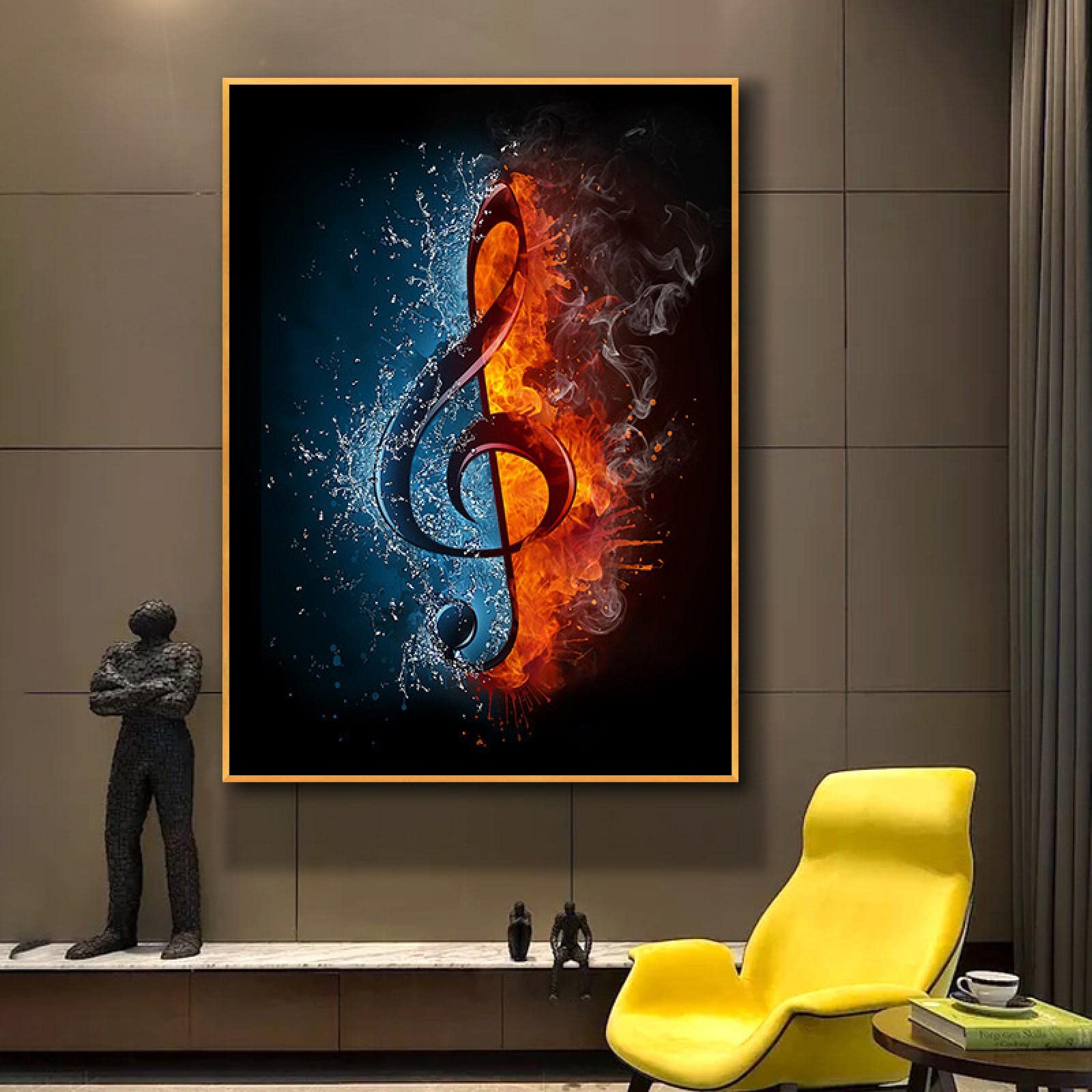 Muzieknoot Schilderij