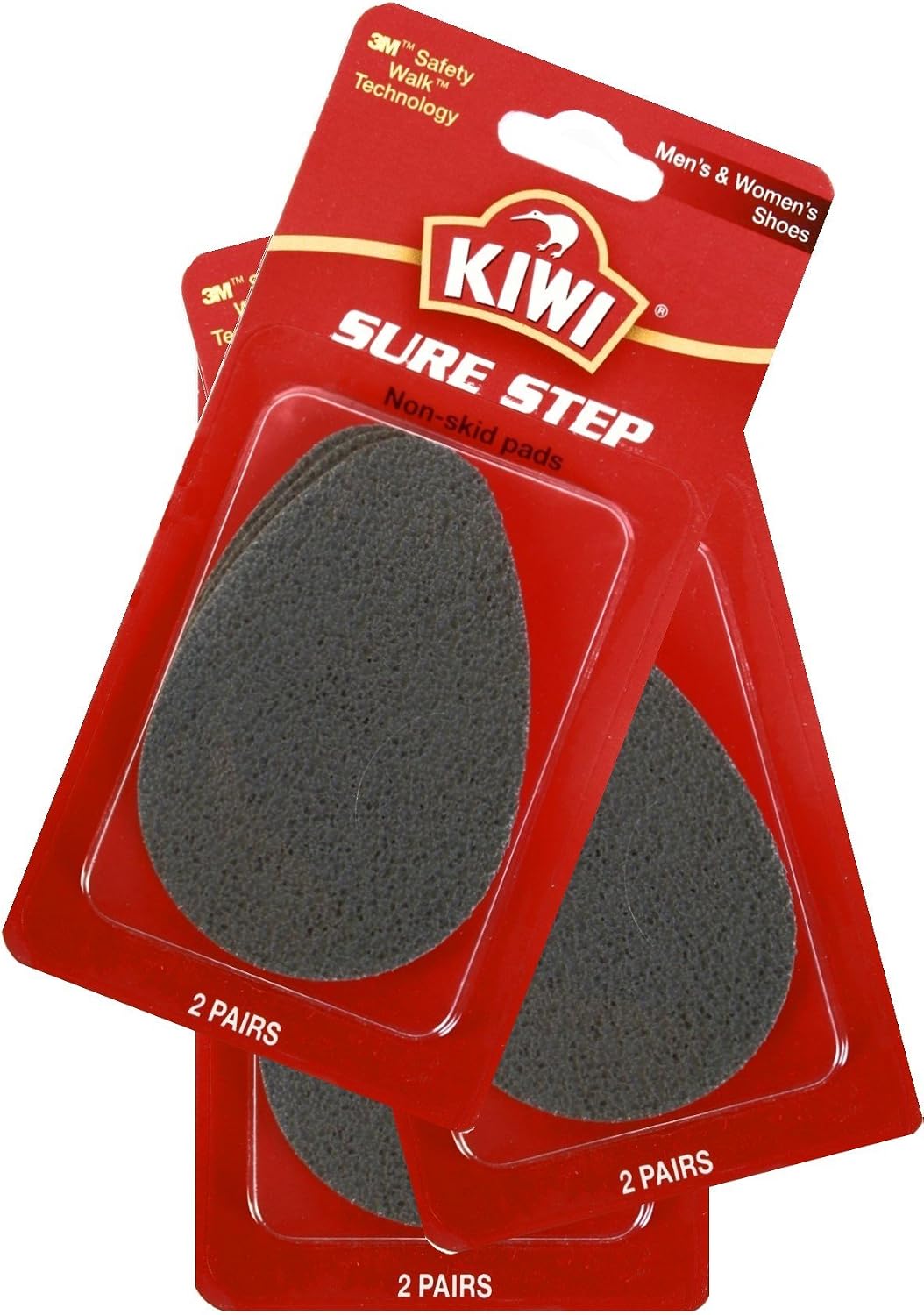 Amazon.com: Kiwi Sure Step Non-Skid Pads 3 Pack (6 Pair) : Clothing ...