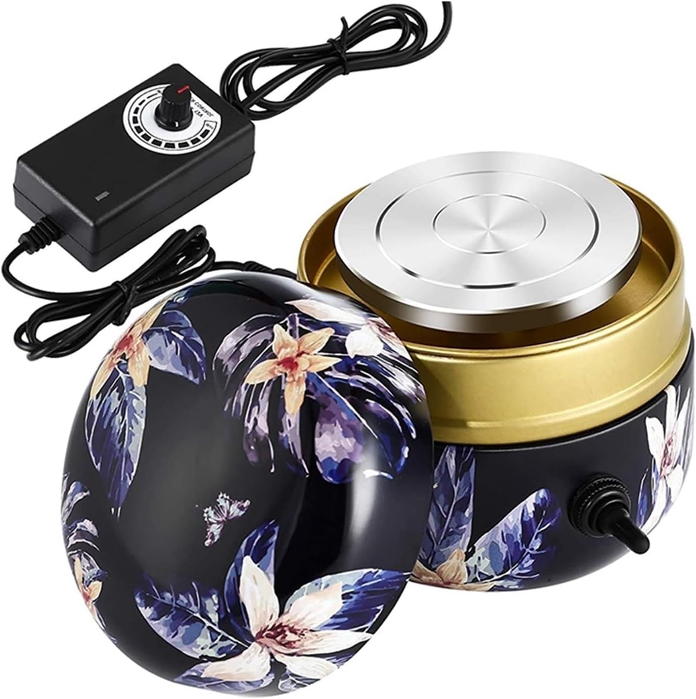 Amazon.com: ZERVA Mini Pottery Wheel Machine, Small Electric Pottery ...