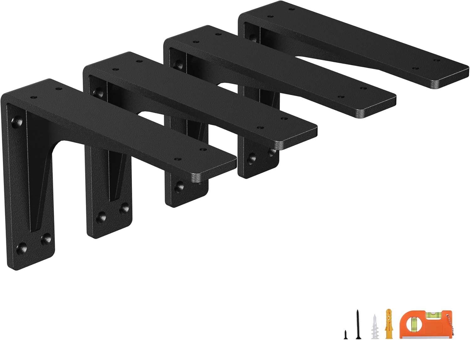 Amazon.com: NEODROP 8 Inch Heavy Duty Shelf Brackets, Premium Metal Wall Bracket for Mantel ...