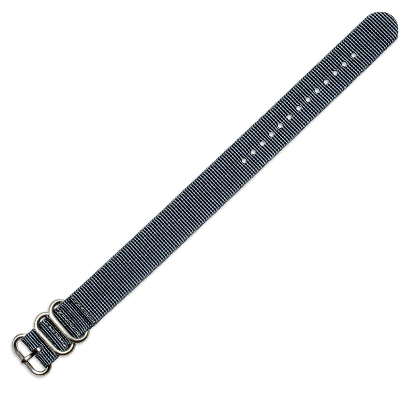 20mm Military RAF Style Ballistic Nylon Watch Band - Grey : Amazon.in ...