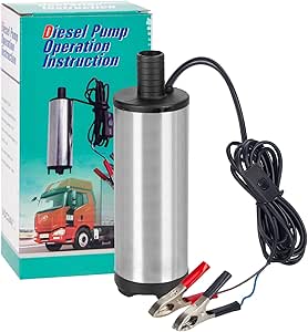 DC 12V 51mm Dieselpomp Oliepomp Dompelpompen met Filter Mesh, 30L/min ...