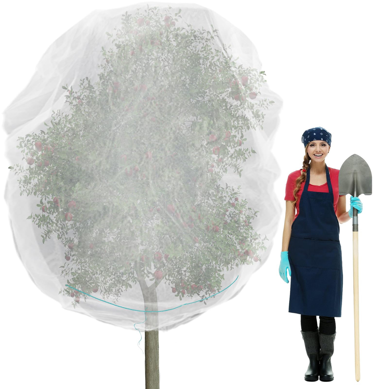 Amazon.com : 8.2 × 5.9ft Large Fruit Tree Netting Cover - Fine Garden Mesh Screen with ...