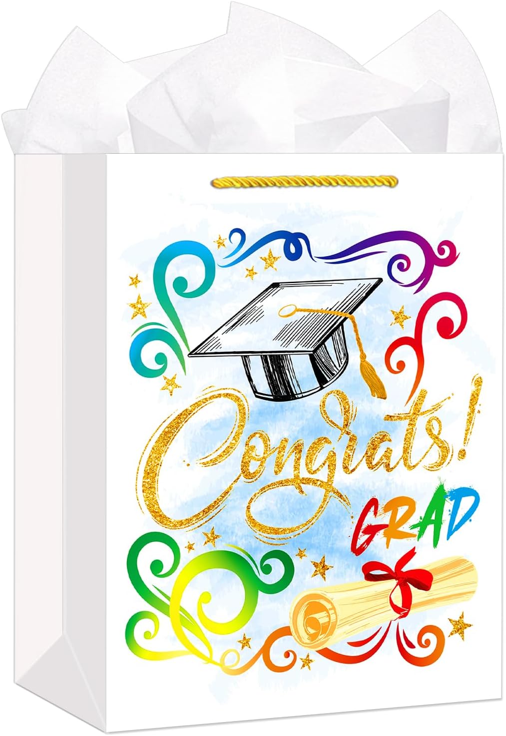 FLYAB 2024 Graduation Gift Bags - 11.5" Congrat Grad Graduation Gift ...