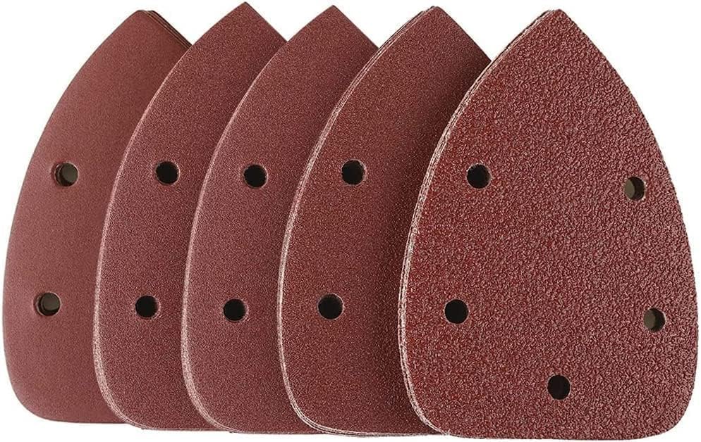 40 Pieces Mouse Detail Sander Paper, Sanding Sheets Hook and Loop ...