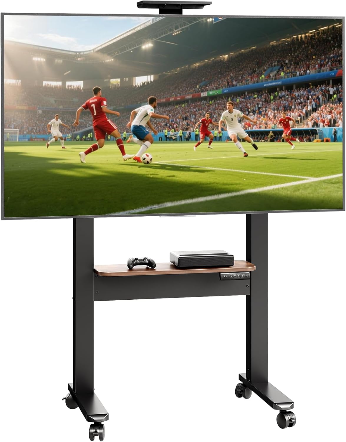Amazon.com: OffiGo Rolling TV Stand on Wheels for 32-70 Inch Screens ...