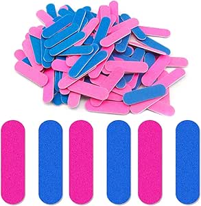 Amazon.com : 50PCS Mini Nail Files Bulk Professional Double Sided Nail ...