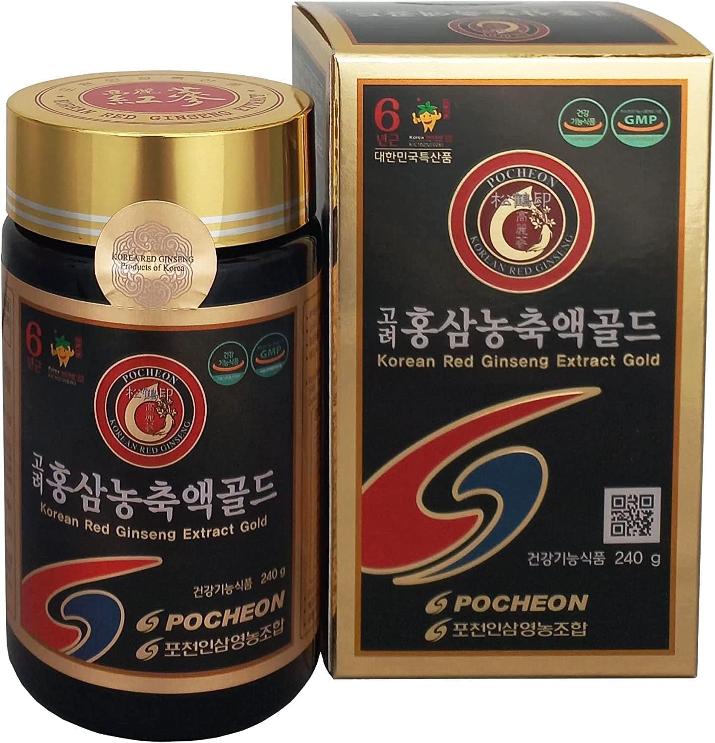 Amazon.com: [Gangwoninsam] Korean Red Ginseng Extract Gold 240g / 8.46 ...