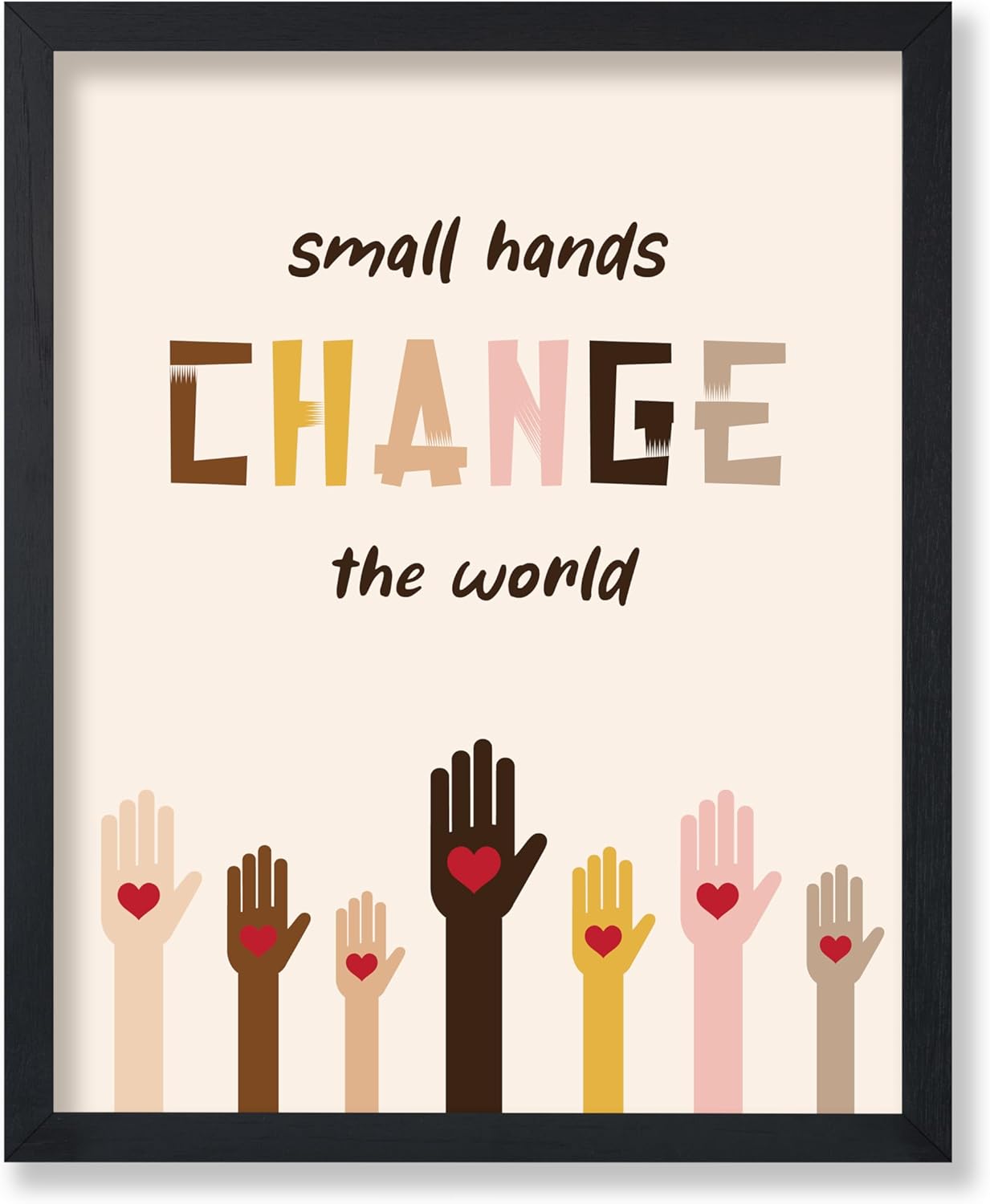 Amazon.com: Poster Master Small Hands Change The World Poster ...