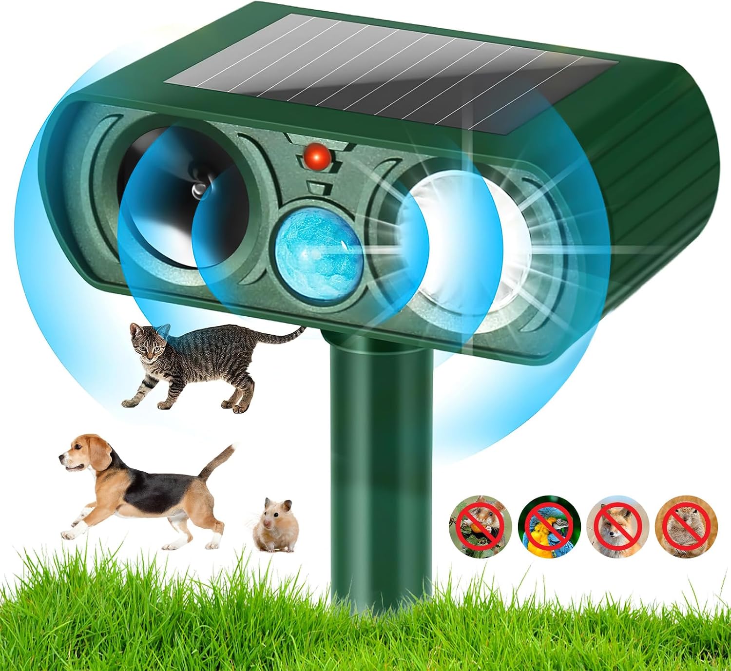 Konesky Cat Deterrents Cat Repellent for Gardens UK with Ground Stake ...