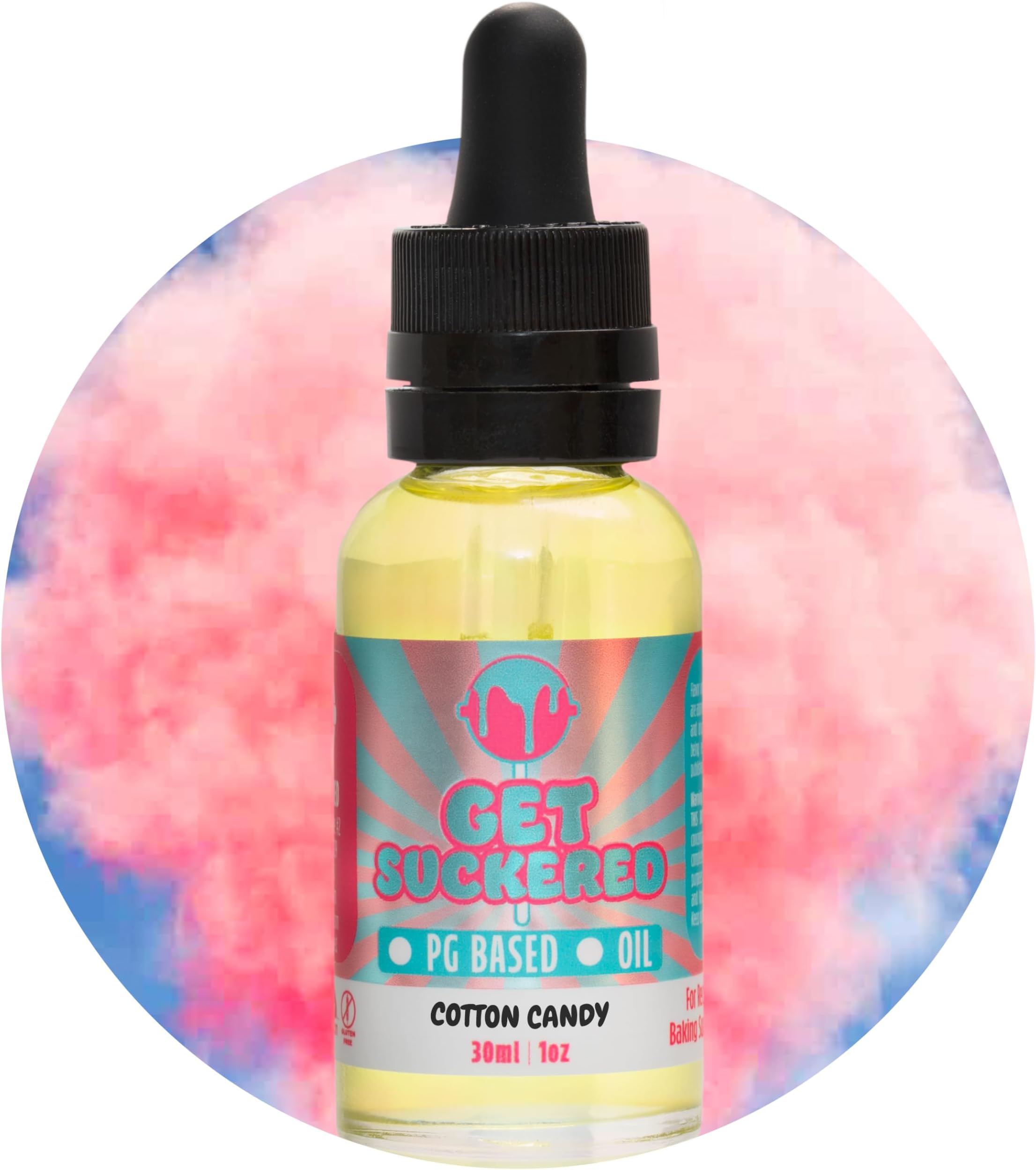 Amazon.com: Get Suckered Cotton Candy Flavoring Oil 30 ml : Grocery ...