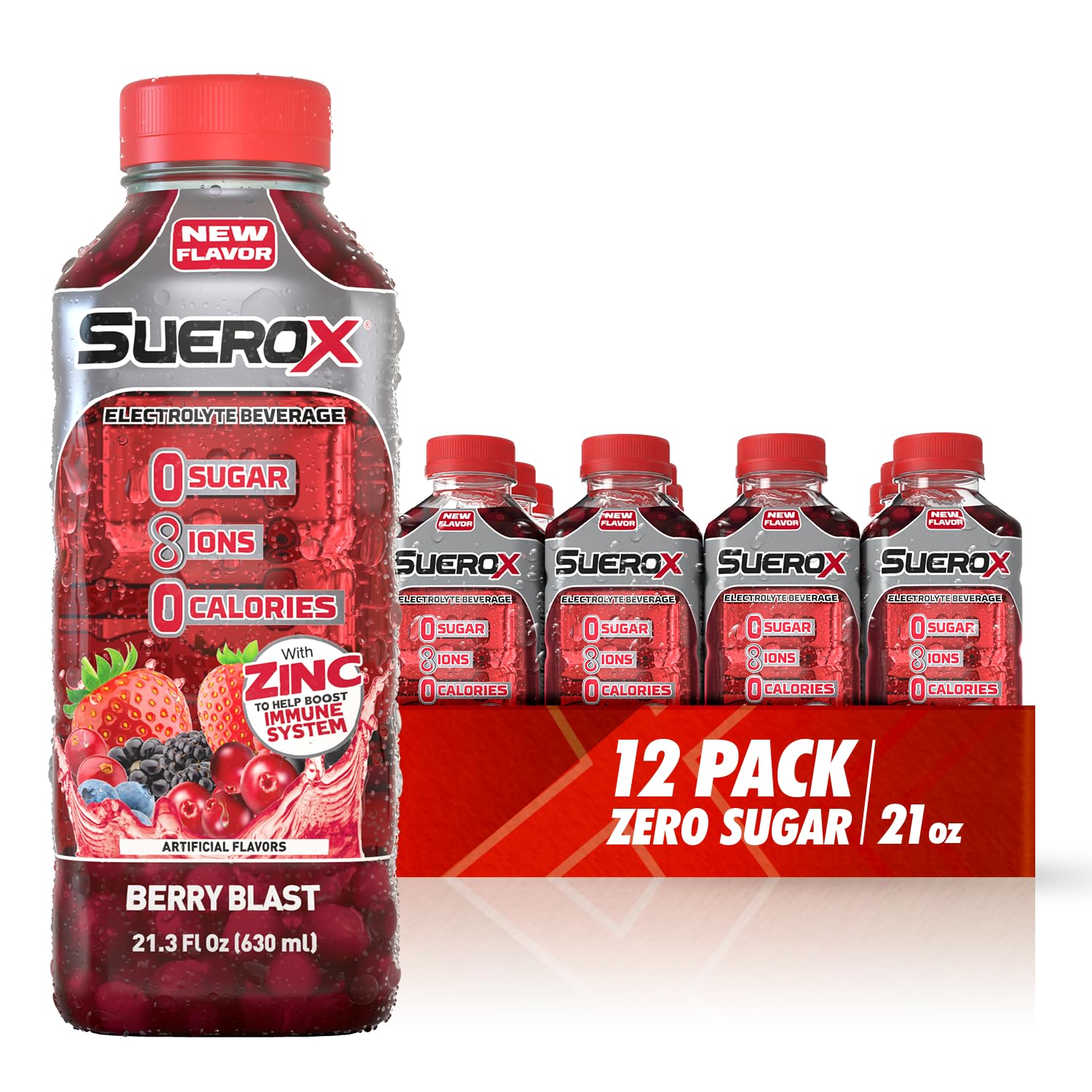 Amazon.com: SueroX Zero Sugar Electrolyte Drink for Hydration and ...