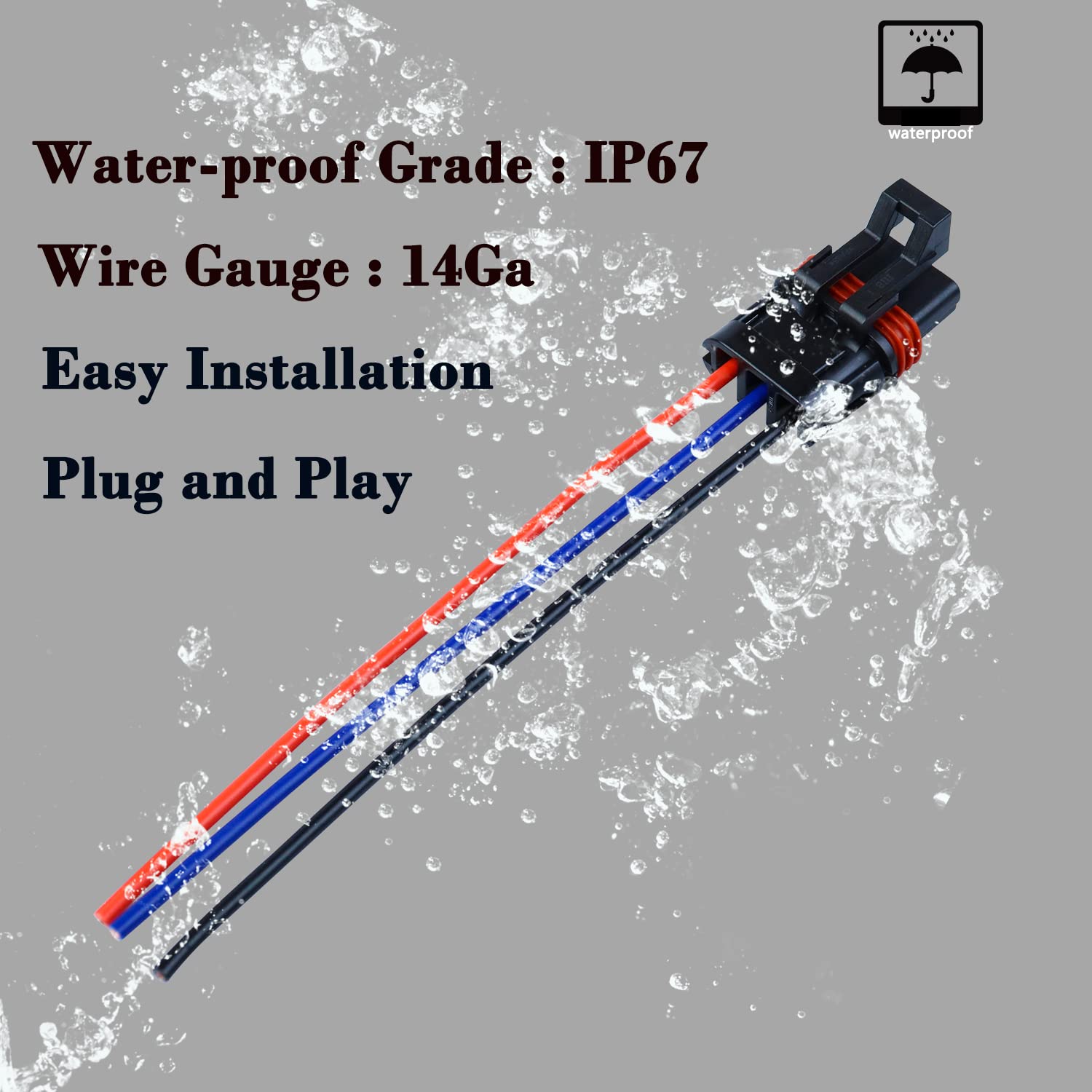 Snapklik.com : Pulse Power Plug Pigtail Connector Pulse Bar Connectors