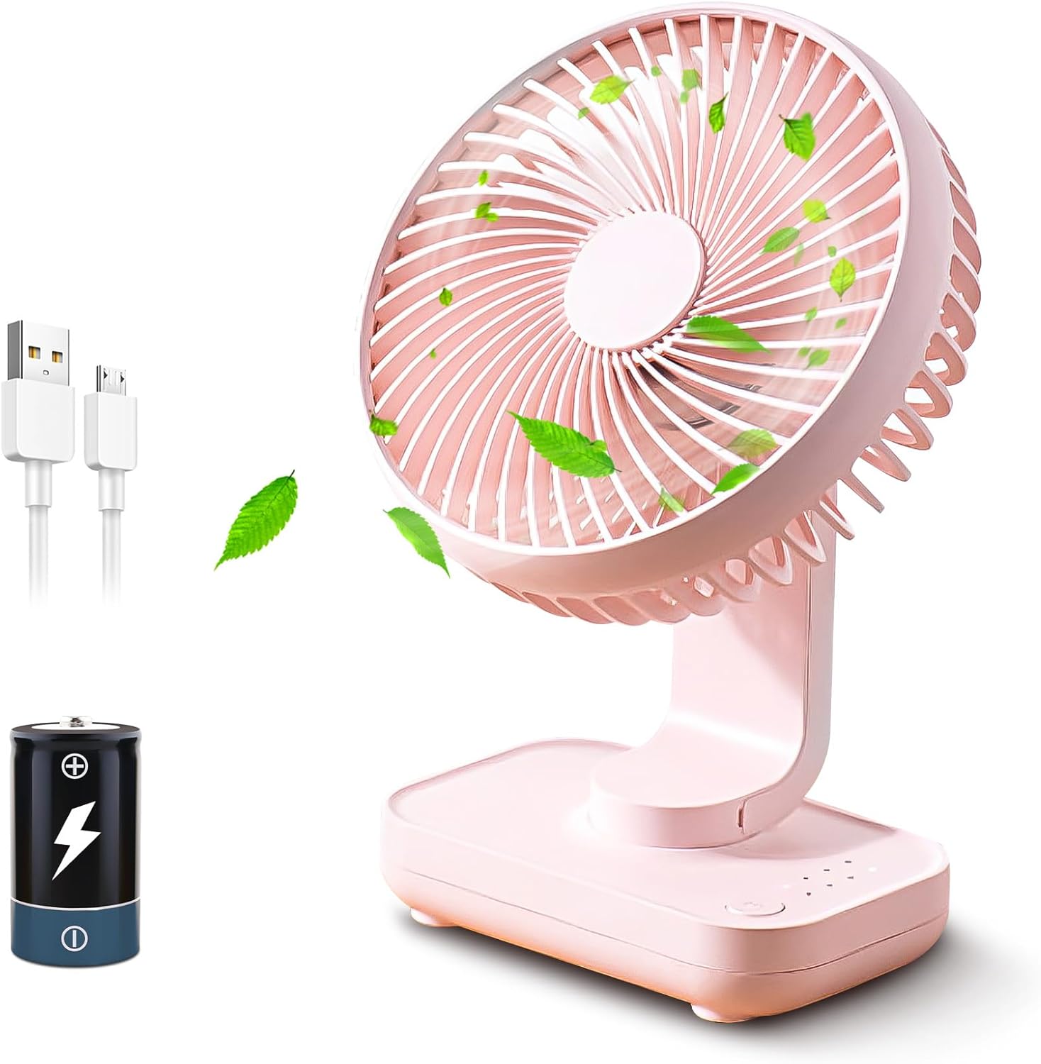 Amazon.com: SISMEL Desk Fan, Small Fan for Bedroom,Portable Fan,Desk ...