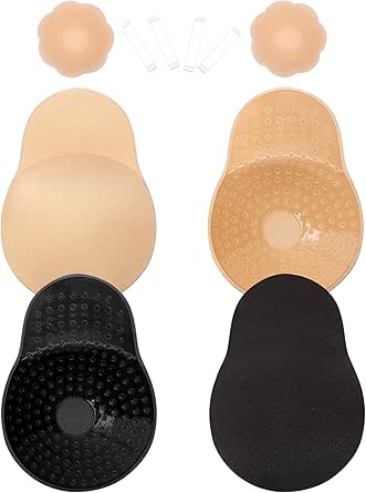 HORISUN Sticky Bra, Backless Adhesive Bra, Nipple Covers Stickers with ...