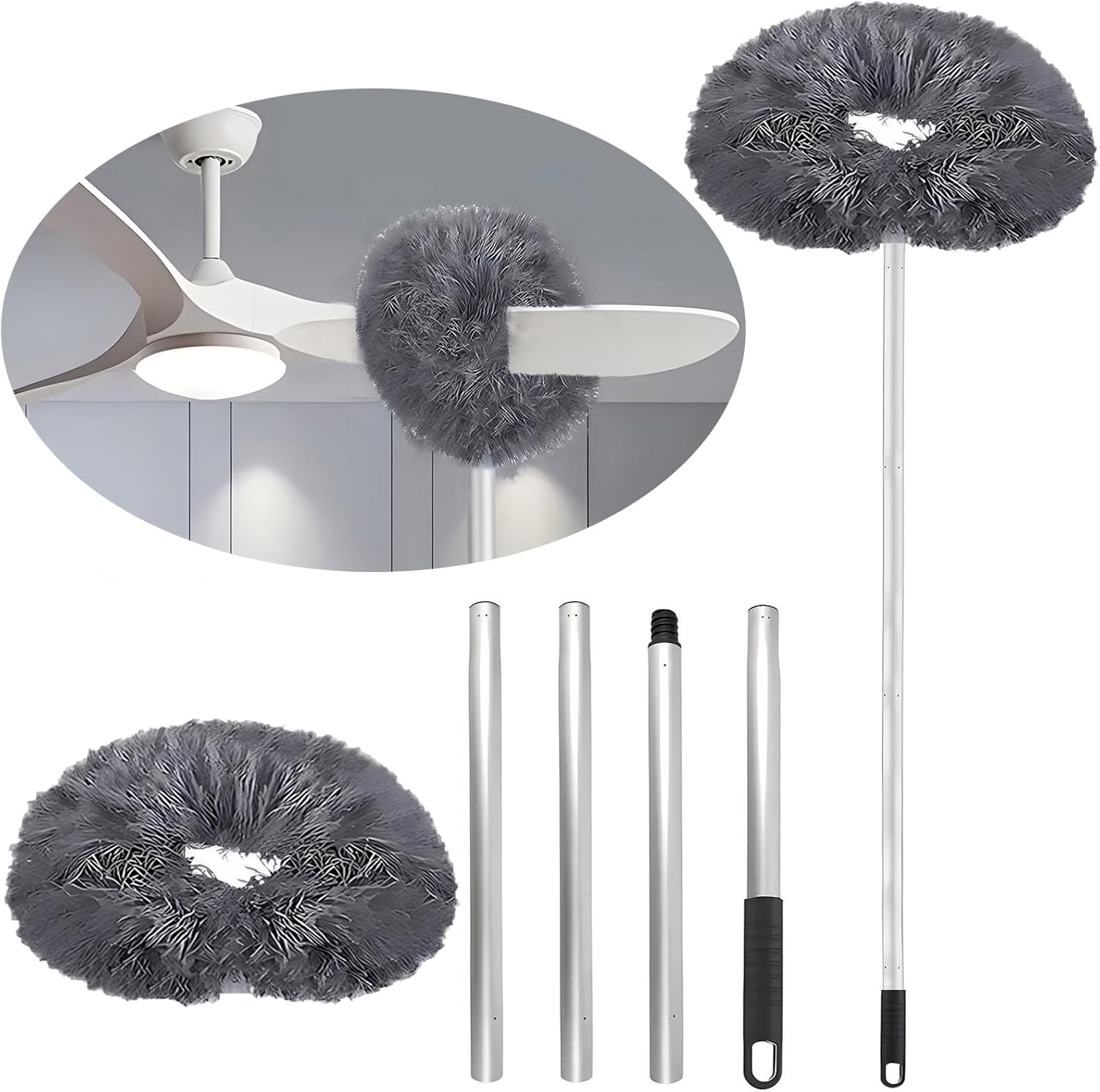 Amazon.com: Ceiling Fan Cleaner Duster, with Telescoping Extension Pole ...