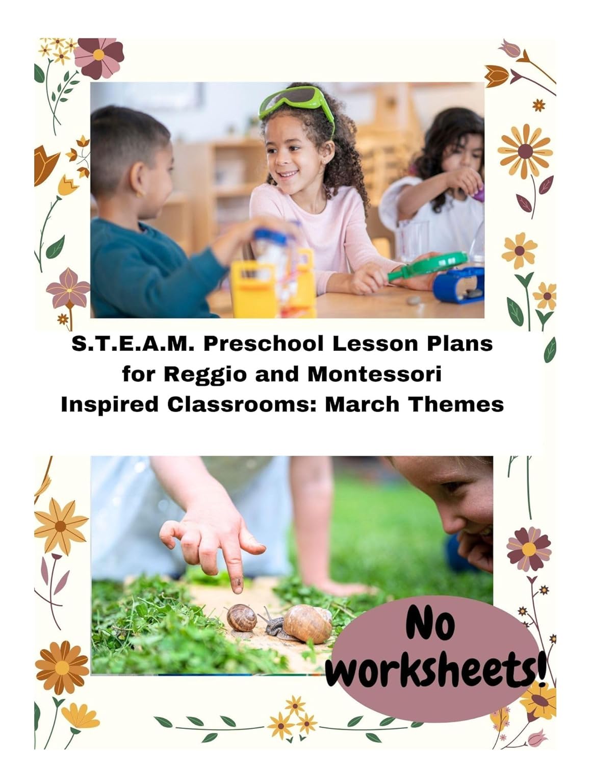 Amazon.com: S.T.E.A.M. Preschool Lesson Plans for Reggio and Montessori ...