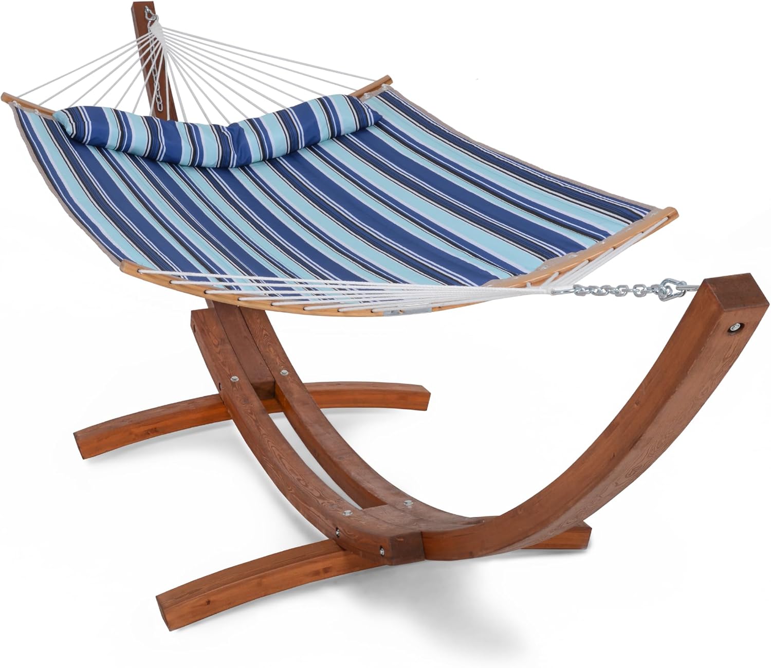 Amazon.com : SUNCREAT Hammocks Standing Backyard Hammock with Stand, 2 ...