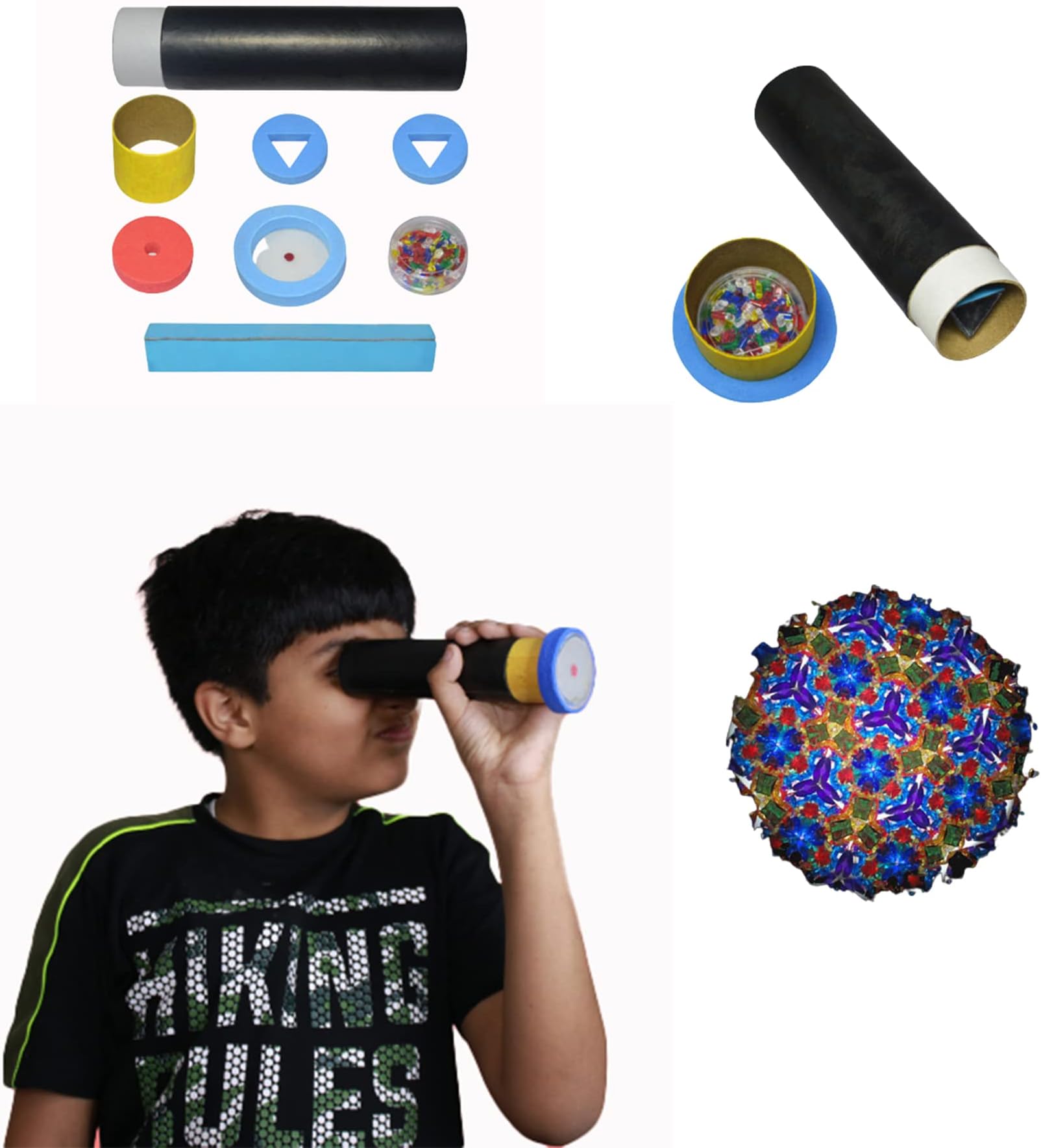 Buy Kaleidoscope Making DIY Science Kit | School Science Project ...
