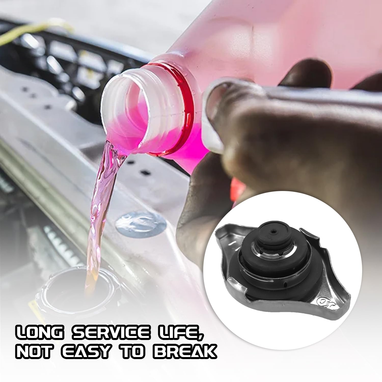 Snapklik.com : TOBENBONE Radiator Cover, Engine Radiator Coolant Cap ...