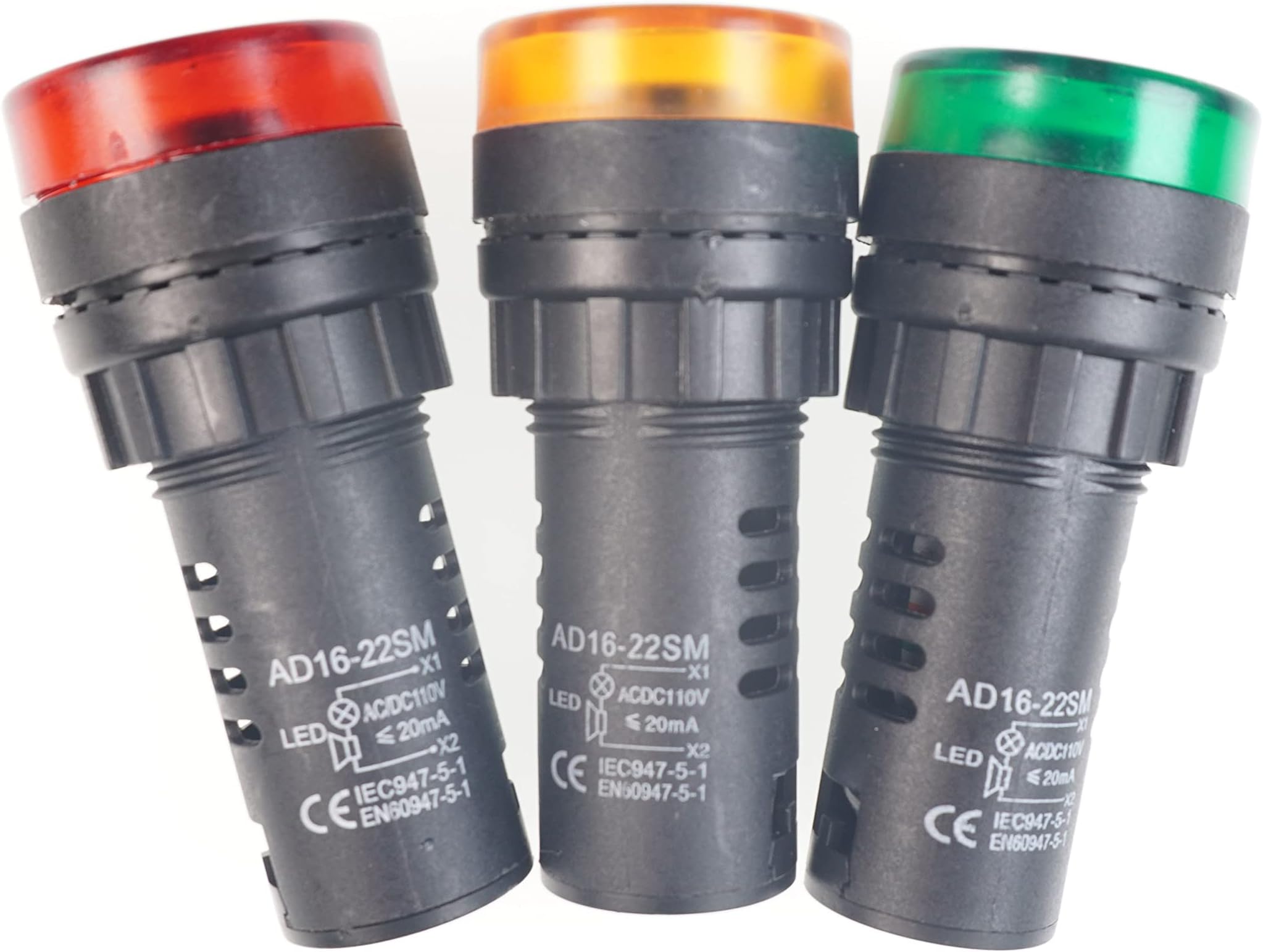 Amazon.com: HSF 22mm Buzzer 110/120V LED Buzzer Flash Alarm Signal ...